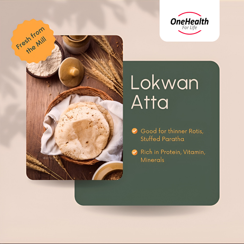 Lokwan Wheat Atta – OneHealth Store